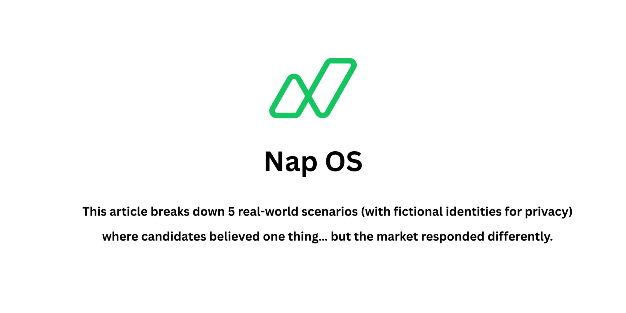 5 Candidate Assumptions vs Reality (And What Actually Works) about Nap ...